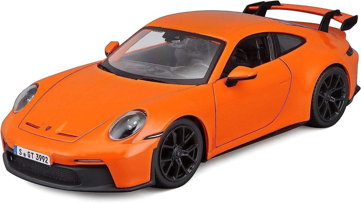 Bburago Porsche 911 GT3 Orange 1:24 Die-Cast Scale Model — Tortoys ...